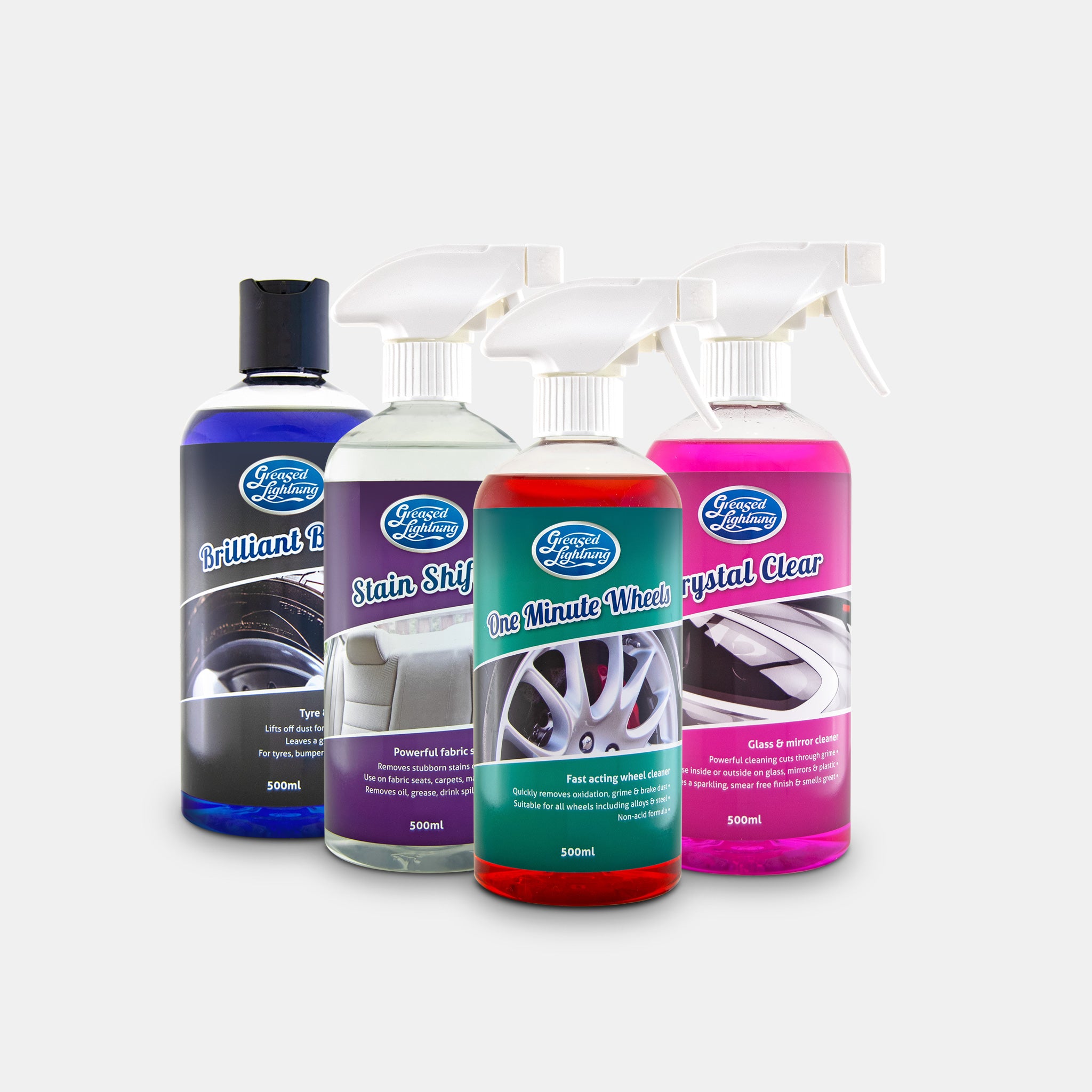 Greased Lightning 500ml Valeting Pack