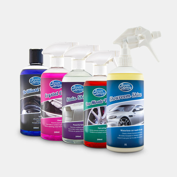 Car valeting and detailing products
